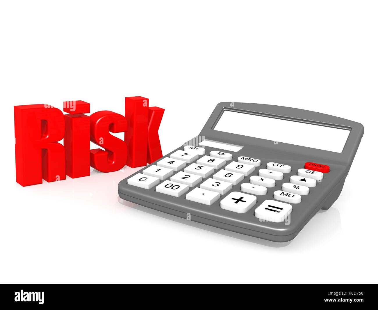 Risk with calculator image with hi-res rendered artwork that could be ...