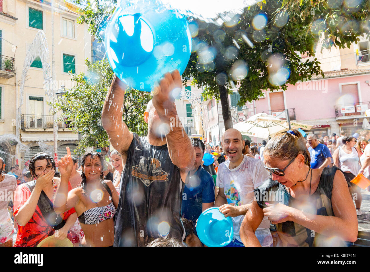 A'Chiena water festival in Campagna, Italy Stock Photo - Alamy