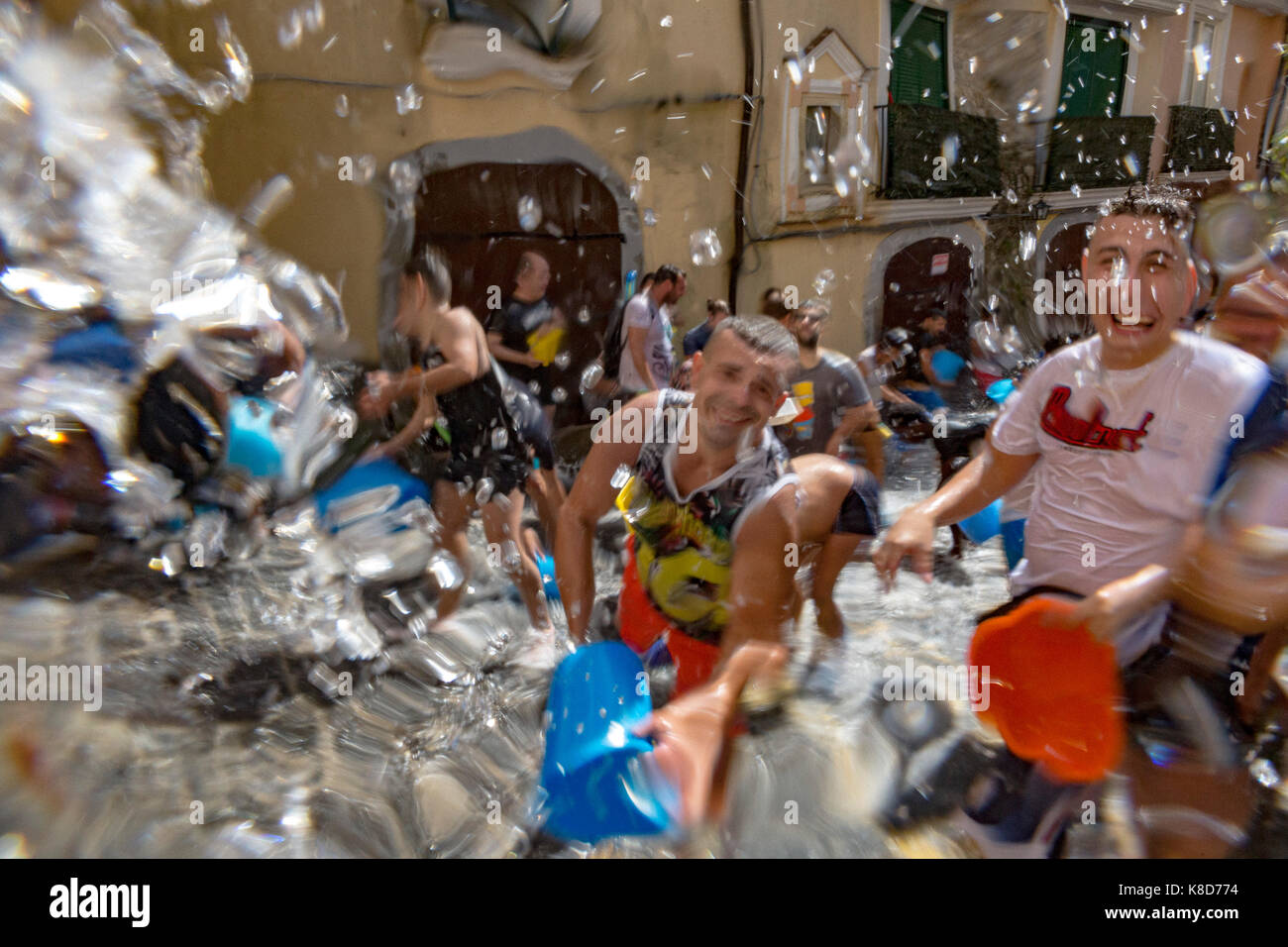 A'Chiena water festival in Campagna, Italy Stock Photo - Alamy