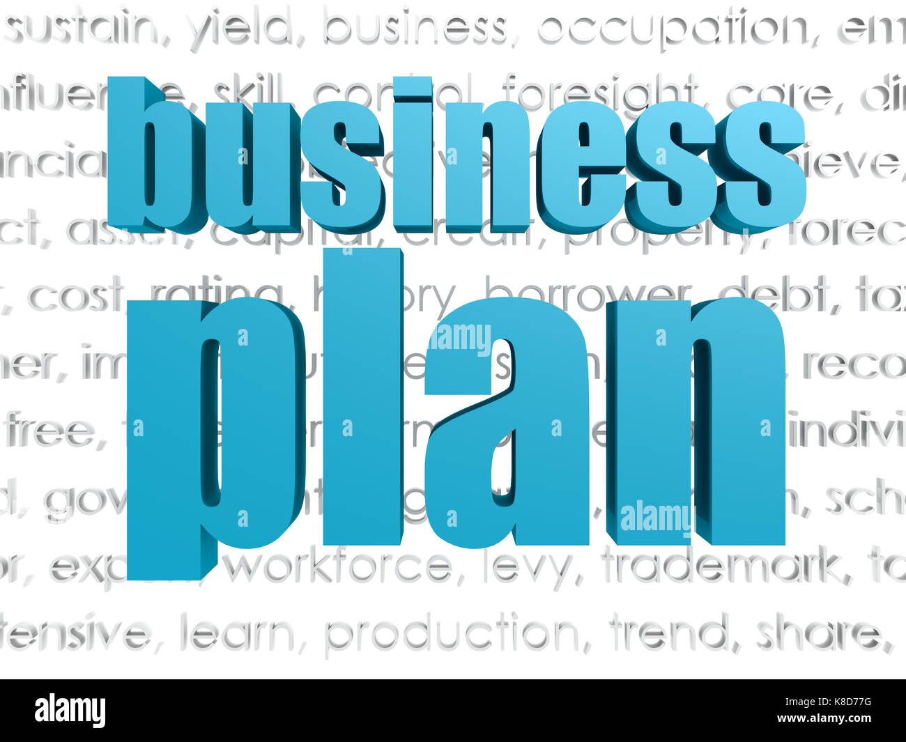 Business plan image with hi-res rendered artwork that could be used for ...
