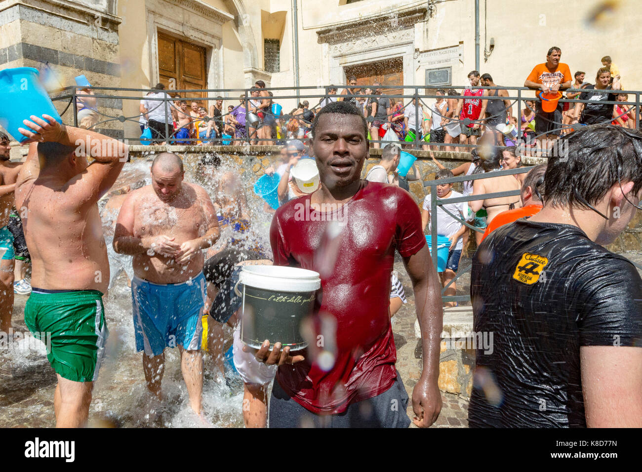 A'Chiena water festival in Campagna, Italy Stock Photo - Alamy