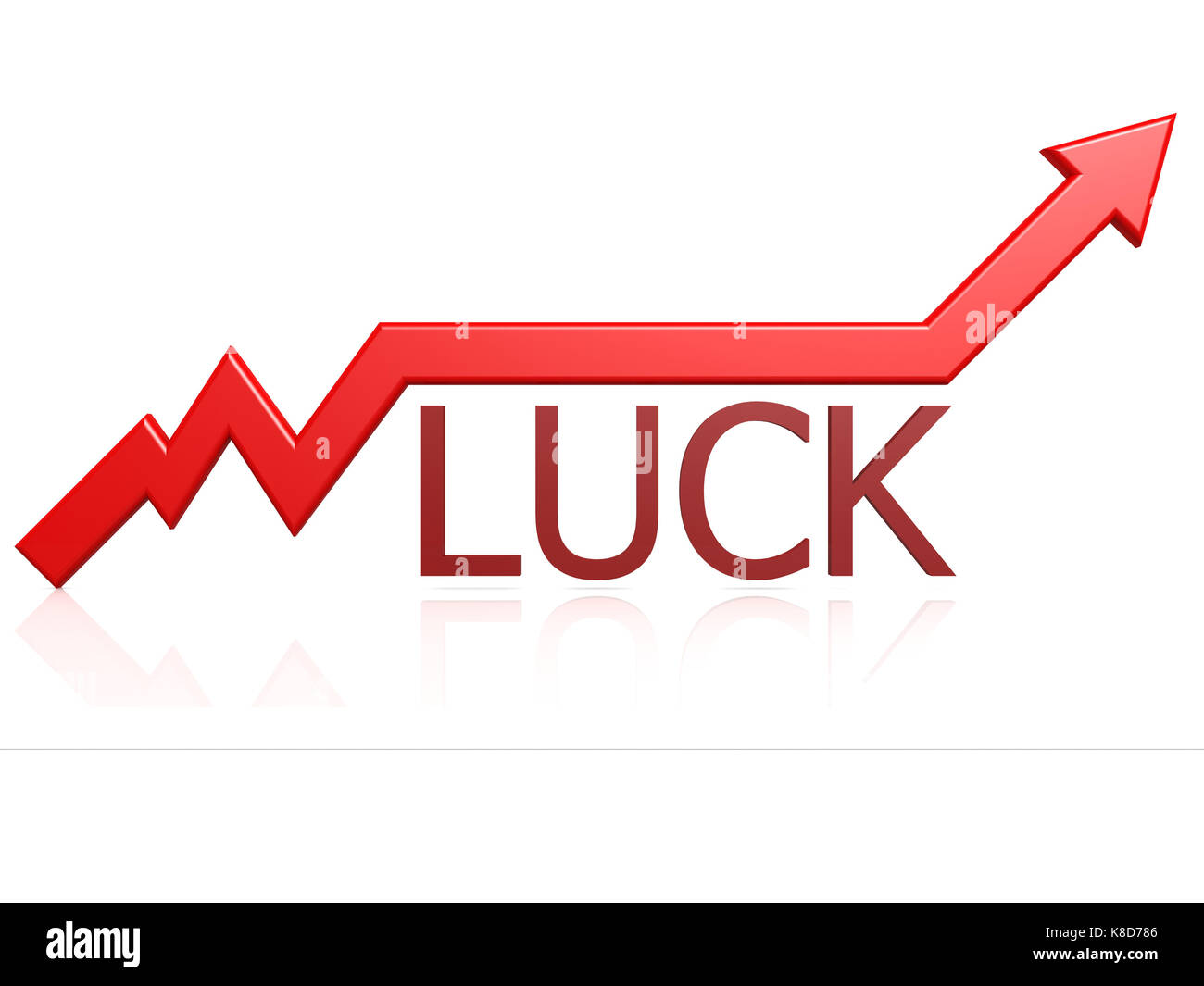 Luck graph image with hi-res rendered artwork that could be used for ...