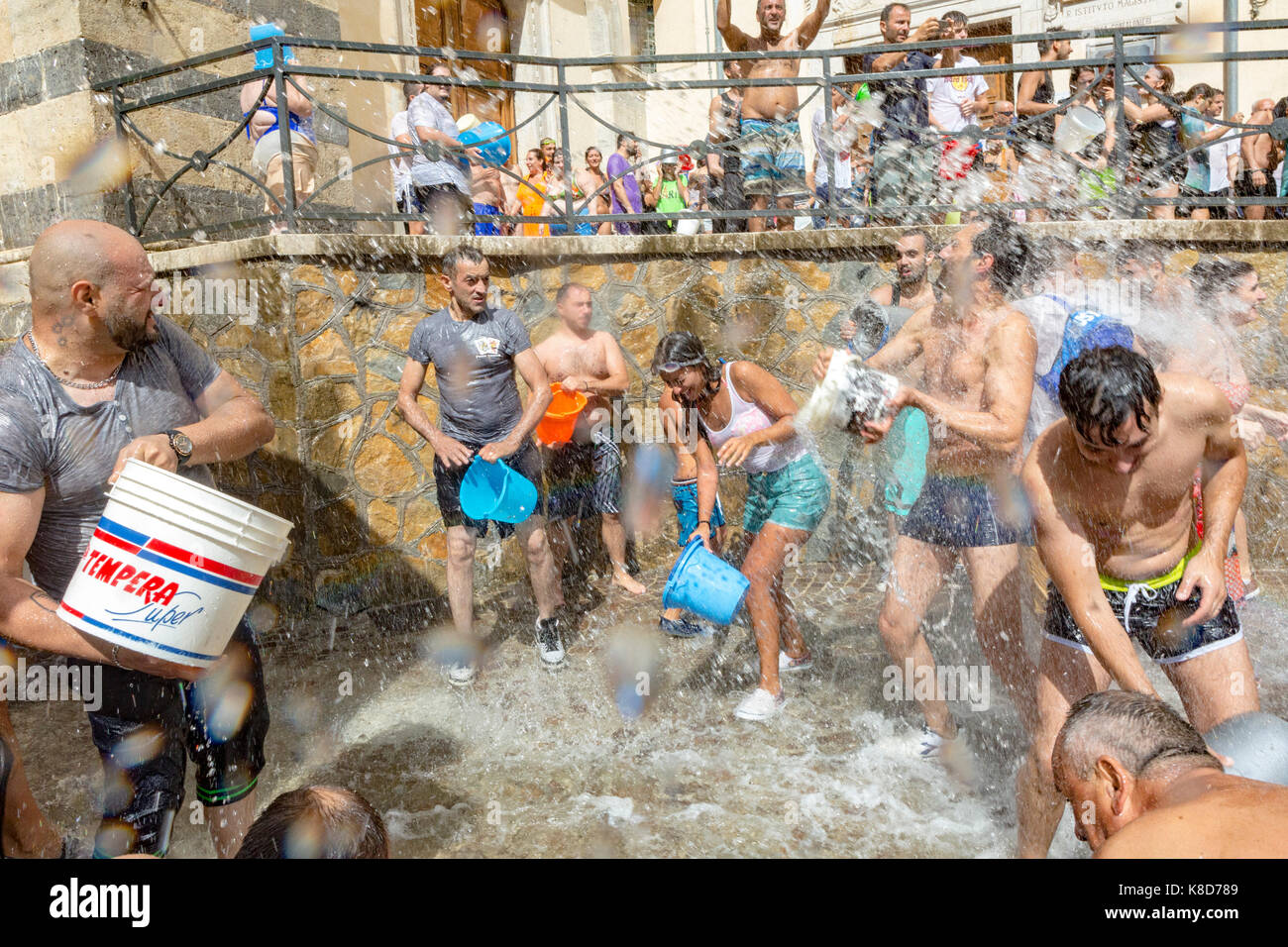 A'Chiena water festival in Campagna, Italy Stock Photo - Alamy