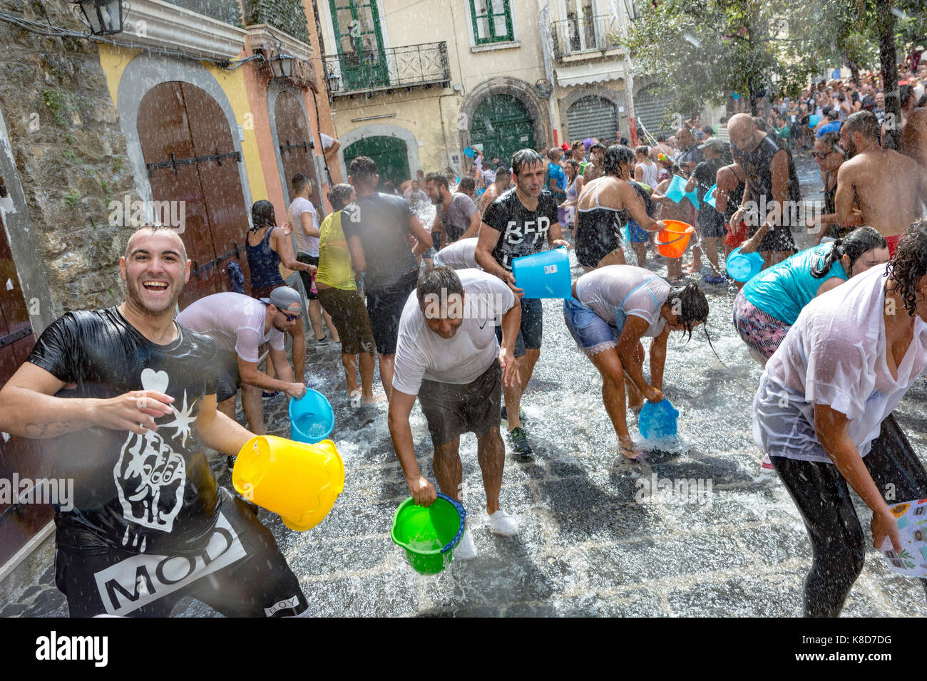 A'Chiena water festival in Campagna, Italy Stock Photo - Alamy