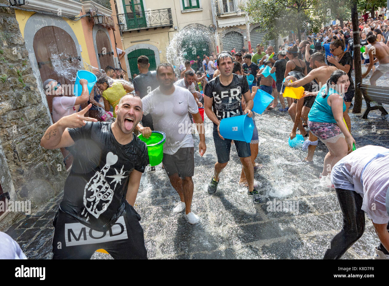 A'Chiena water festival in Campagna, Italy Stock Photo - Alamy