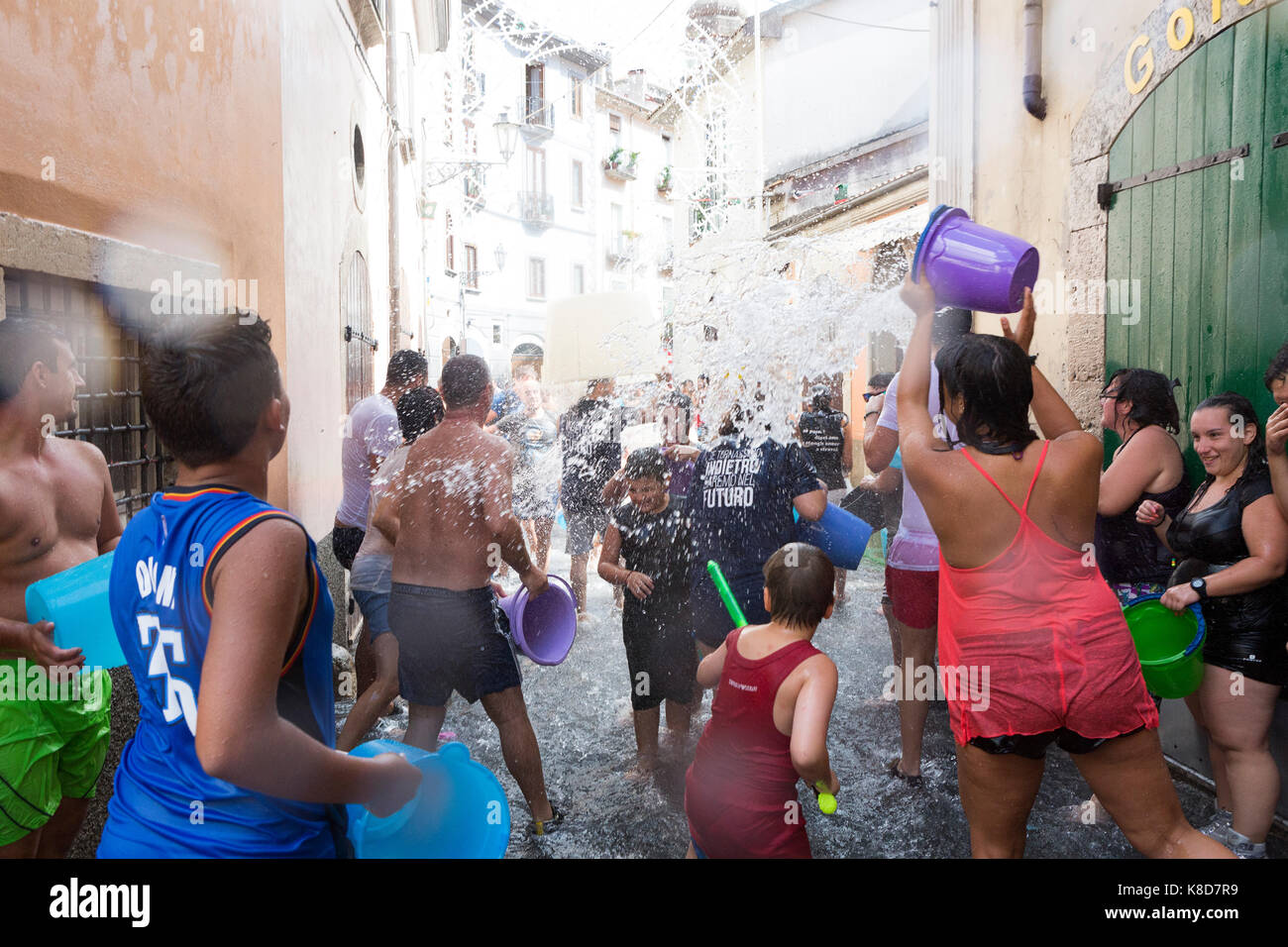 A'Chiena water festival in Campagna, Italy Stock Photo - Alamy