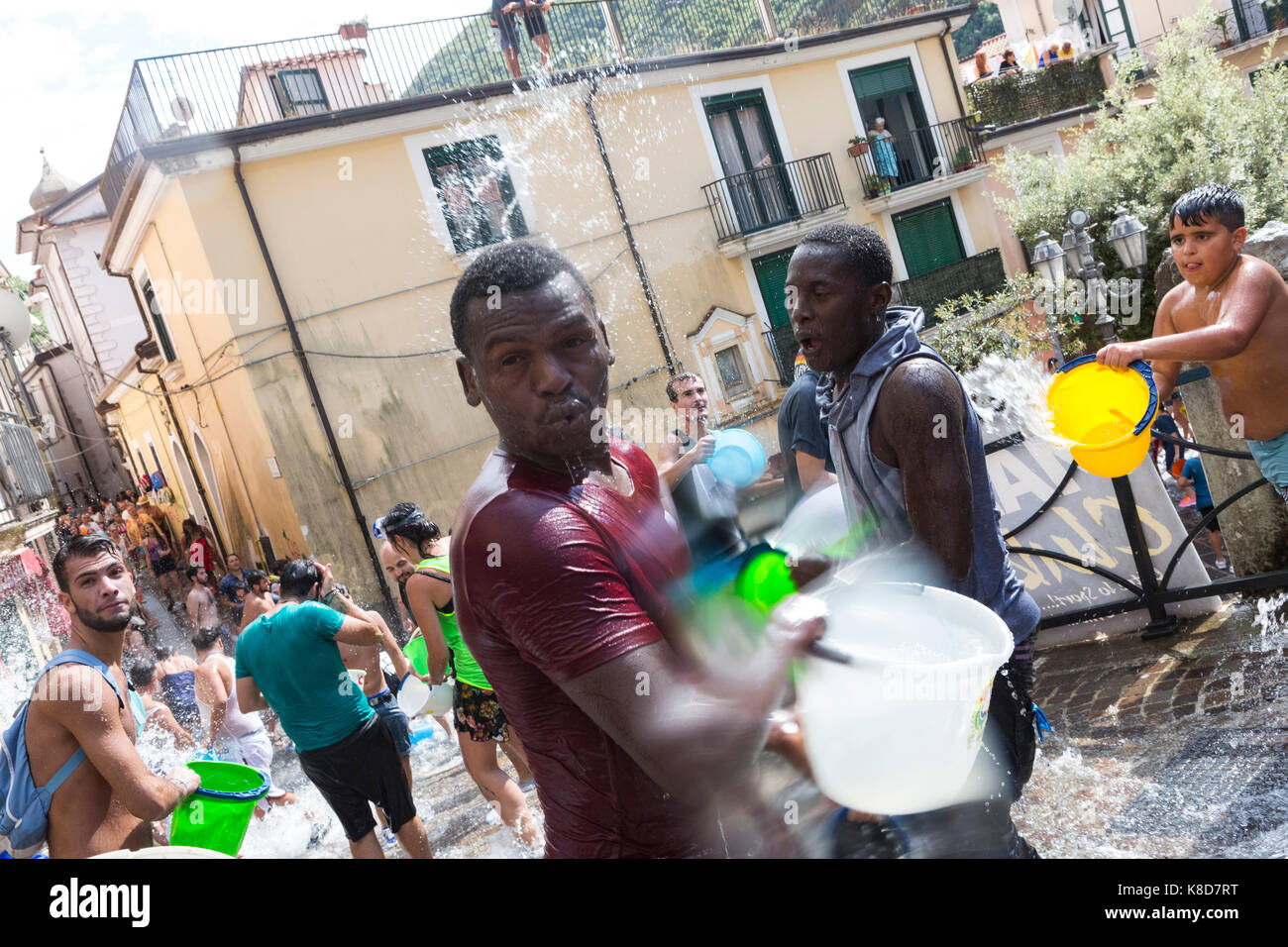 A'Chiena water festival in Campagna, Italy Stock Photo - Alamy