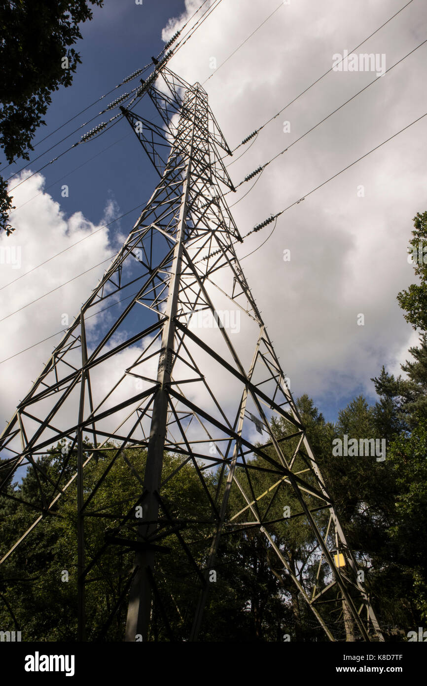 National Grid Electricity pylon at Bingley St Ives, Bingley, Yorkshire ...