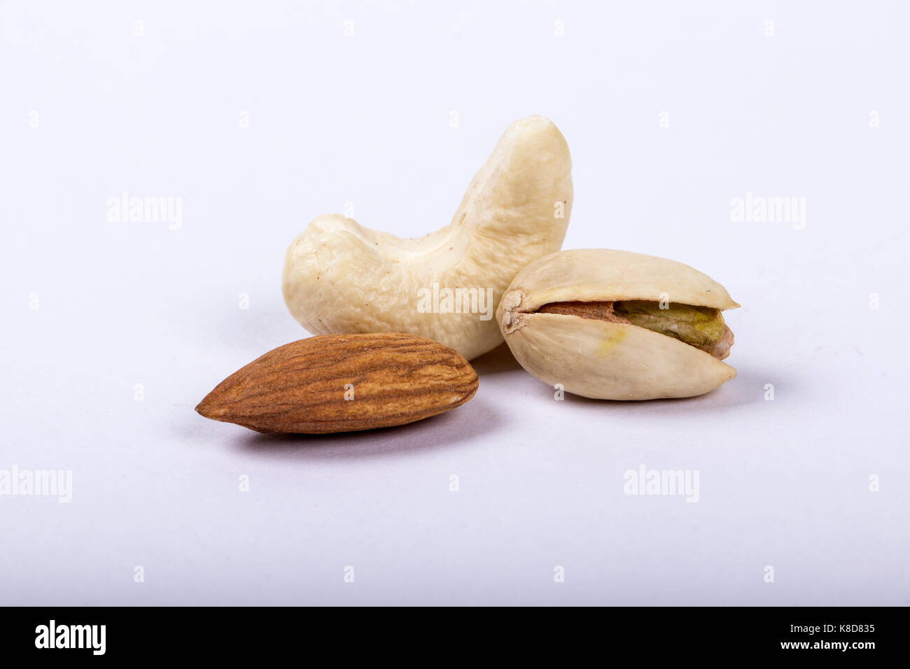 Mix Dry fruits in white Stock Photo - Alamy