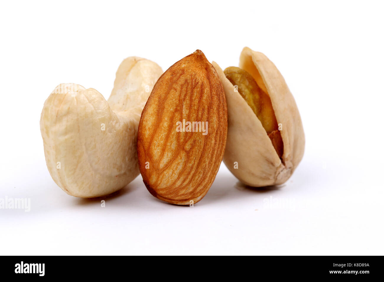 Mix Dry fruits in white Stock Photo - Alamy