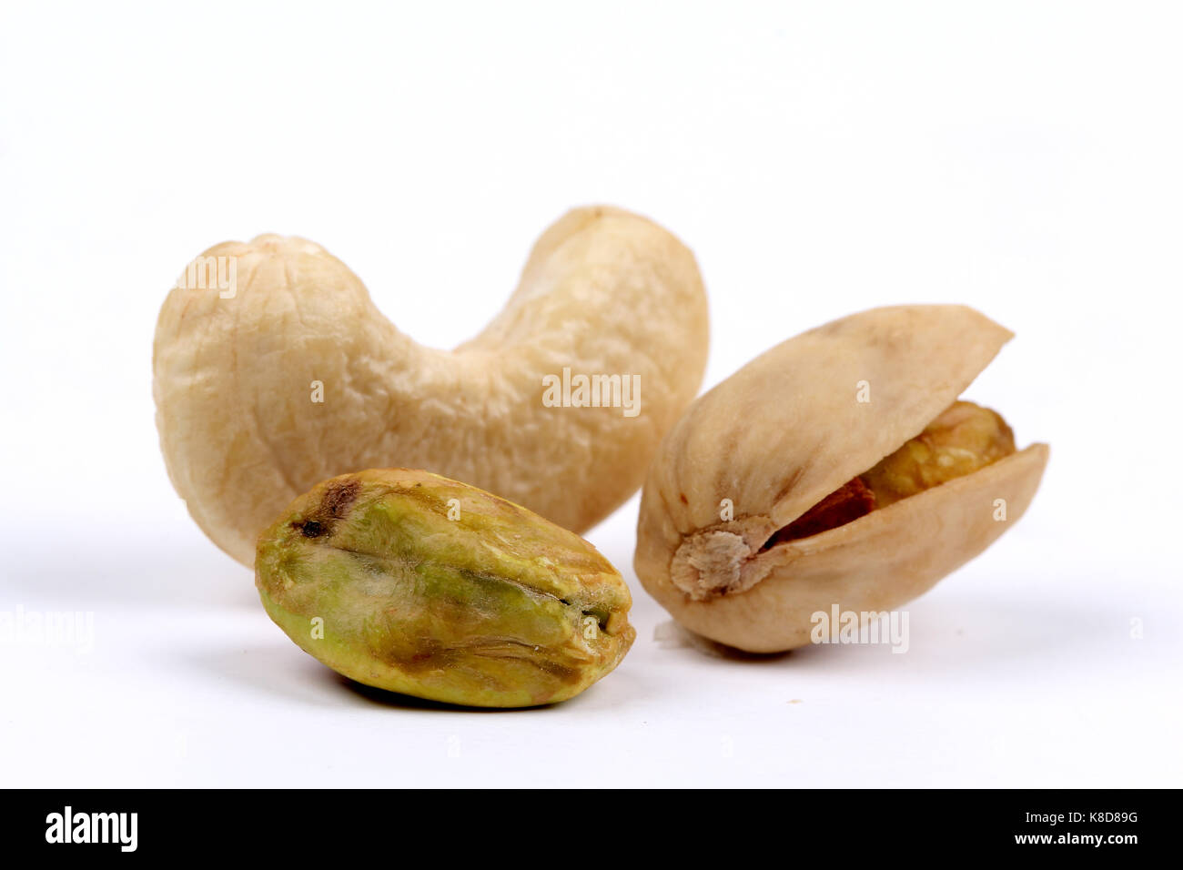 Mix Dry fruits in white Stock Photo - Alamy