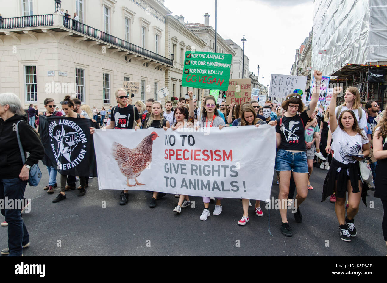 Animal Rights March London 2017 Stock Photo - Alamy