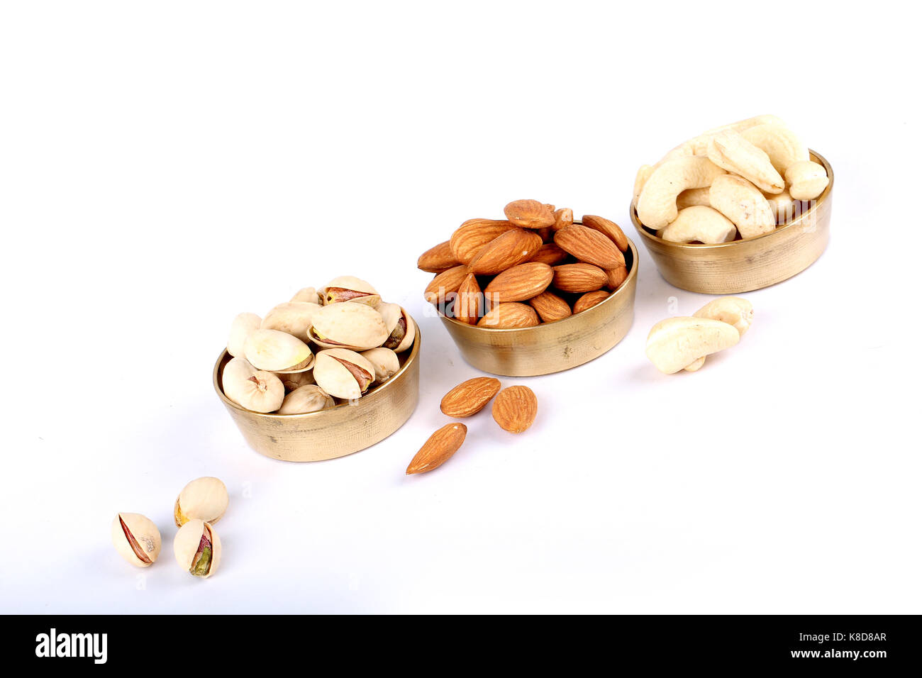 Mix Dry fruits in white Stock Photo - Alamy
