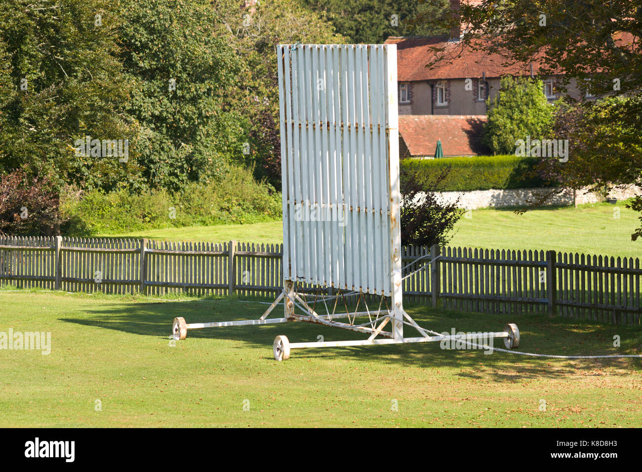 Cricket sight screen hi-res stock photography and images - Alamy