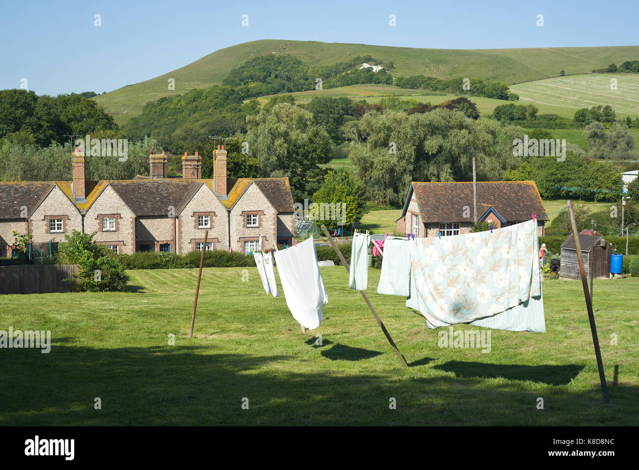 Hang hanging out washing hi-res stock photography and images - Alamy