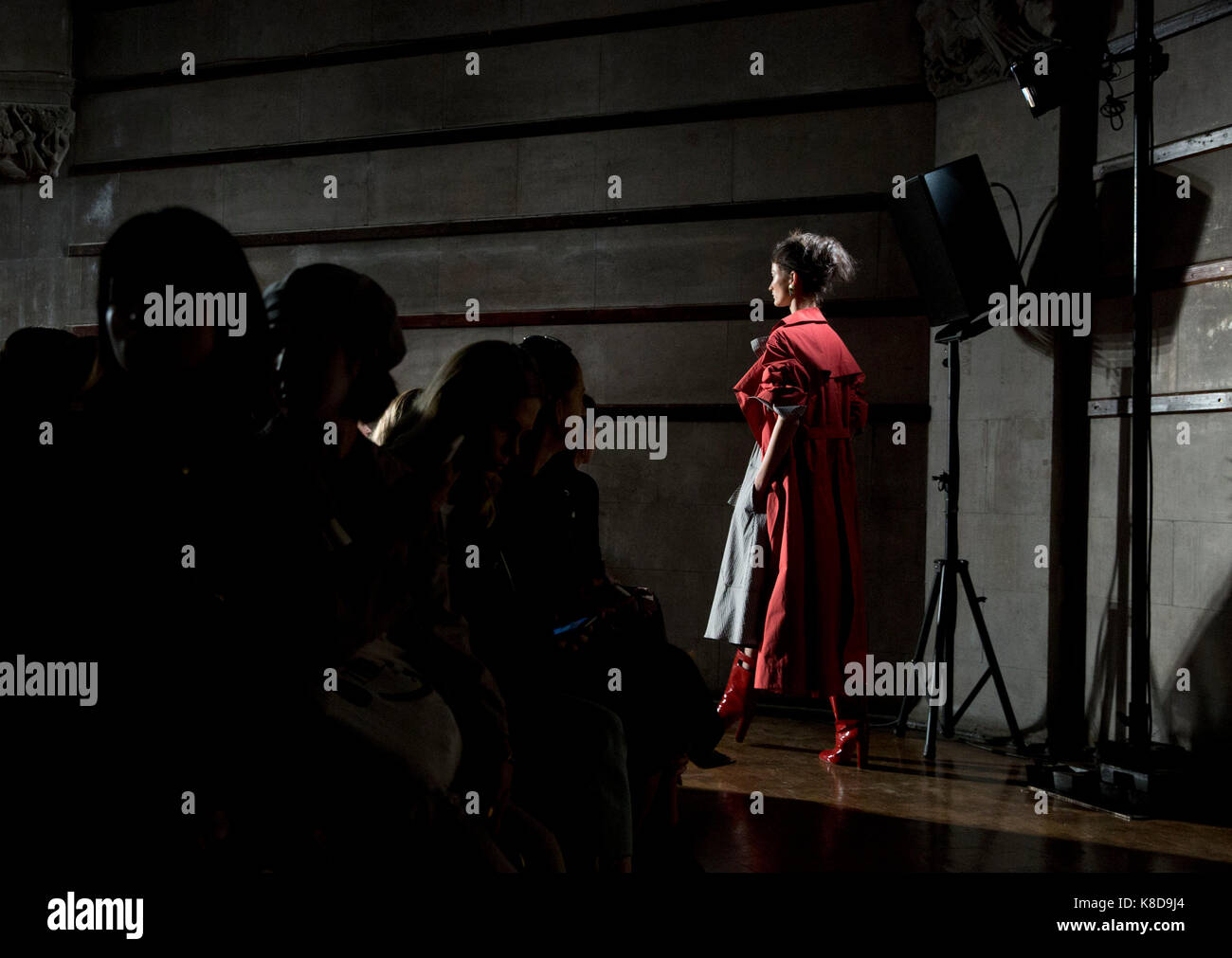 Models on the catwalk during the palmer//harding London Fashion Week ...
