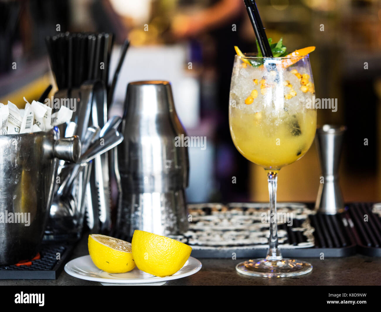 Sea buckthorn ice lemonade hi-res stock photography and images - Alamy