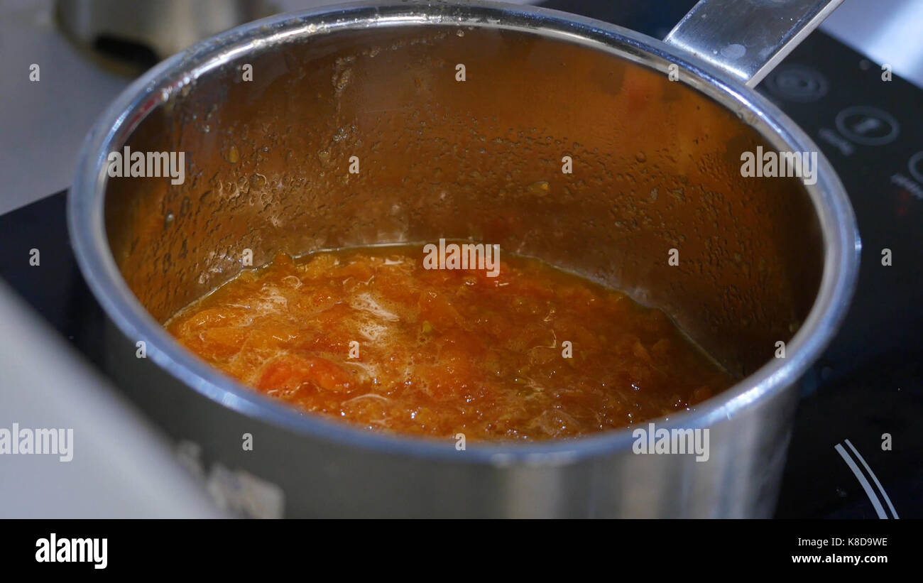 Fruit boiling in a pot hi-res stock photography and images - Alamy