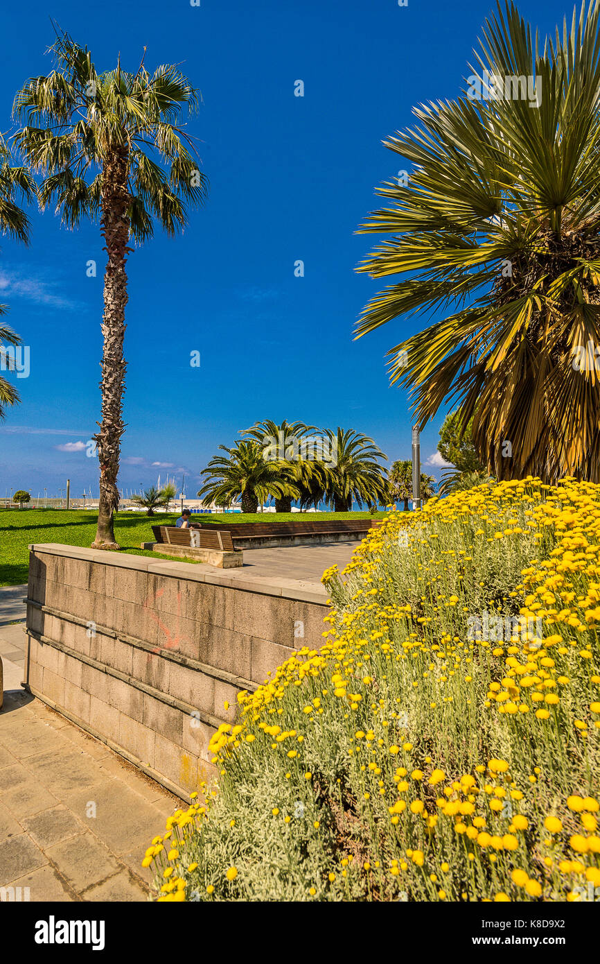 Italy Liguria Chiavari - Seafront Stock Photo - Alamy