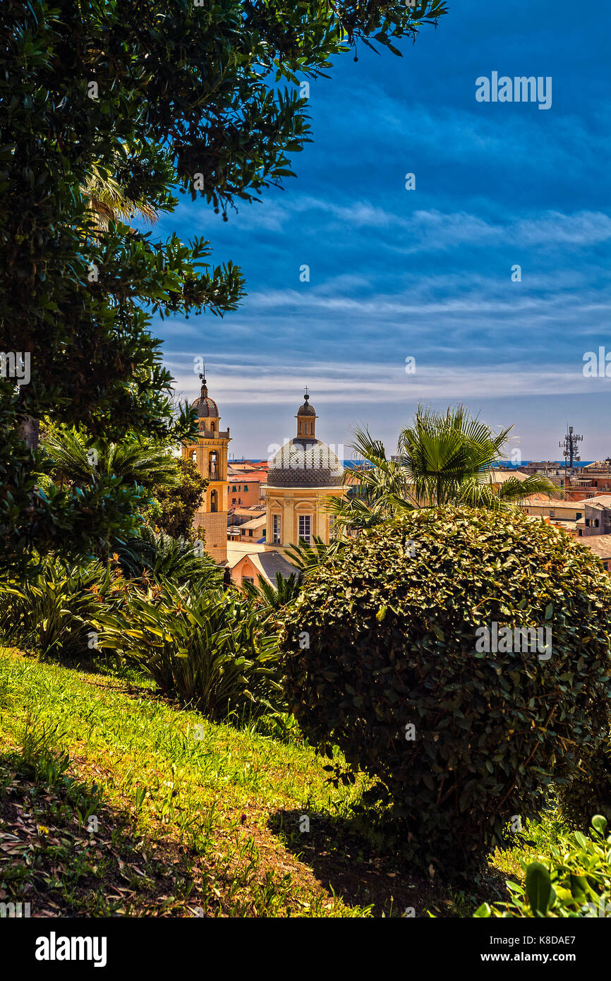 Italy Liguria Chiavari - Villa Rocca - view Stock Photo - Alamy