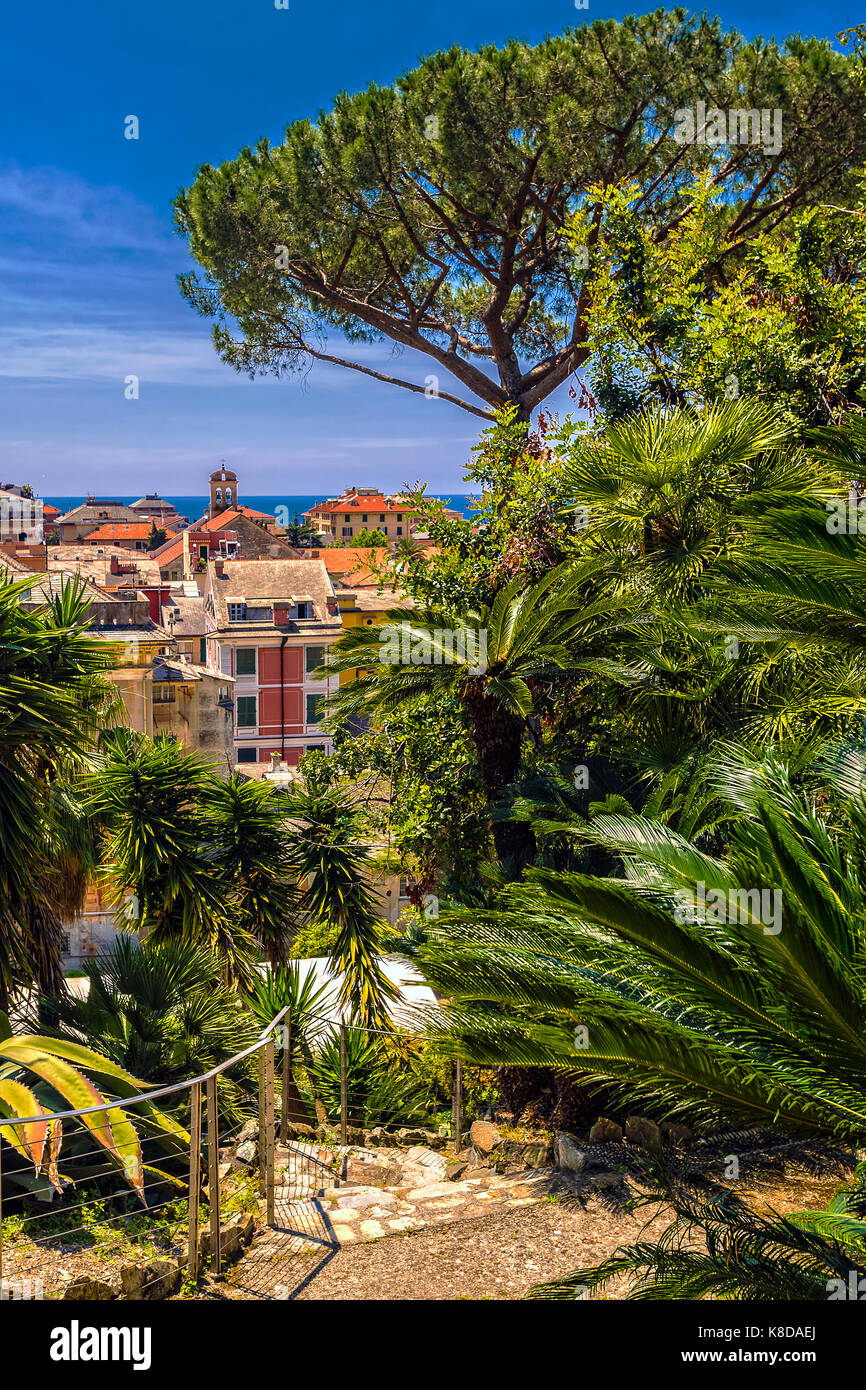Italy Liguria Chiavari - Villa Rocca - view Stock Photo - Alamy