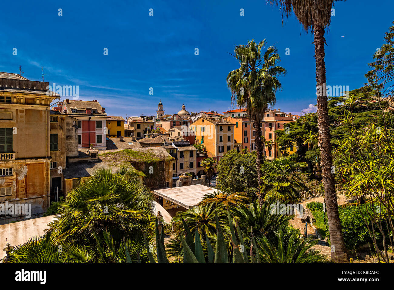 Italy Liguria Chiavari - Villa Rocca - view Stock Photo - Alamy