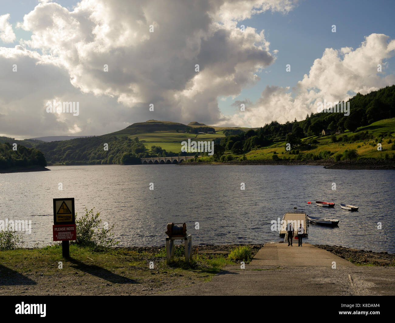 Ladybower water reservoir Peak District Derbyshire Stock Photo - Alamy