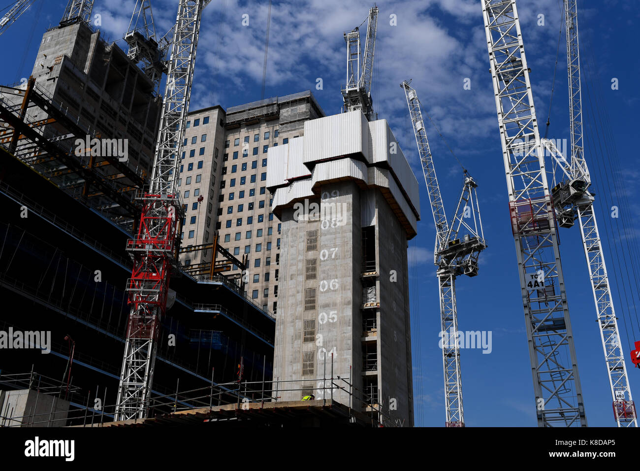 The Development of Southbank place on York road London England Stock ...