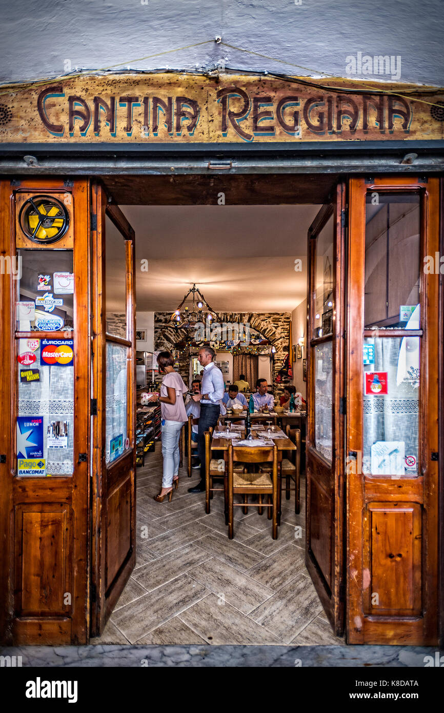 Italy Liguria Chiavari local in Historic Center Stock Photo - Alamy