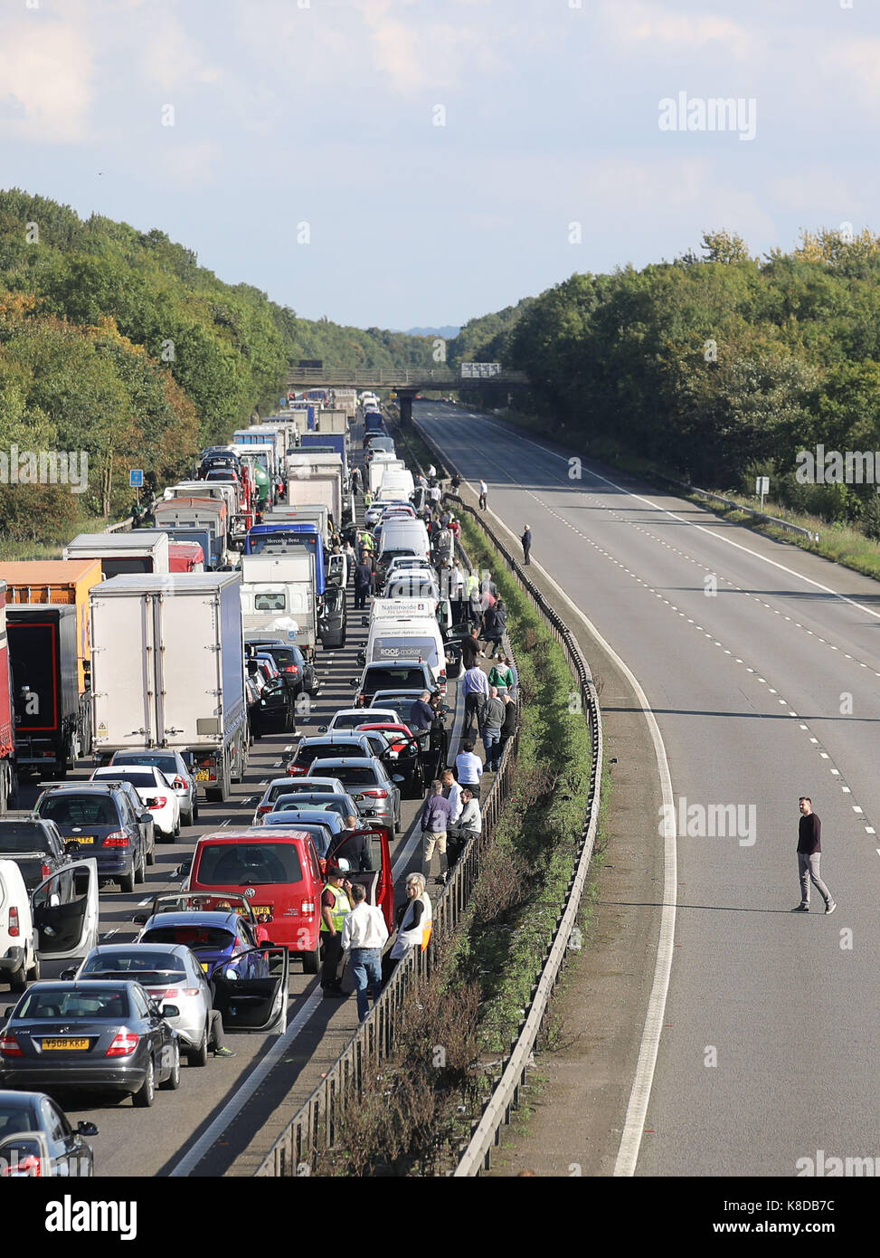 Closed motorway hi-res stock photography and images - Alamy