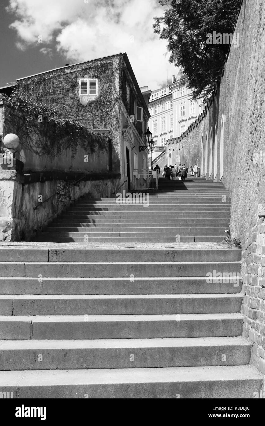 Old stairs of a castle Stock Photo - Alamy
