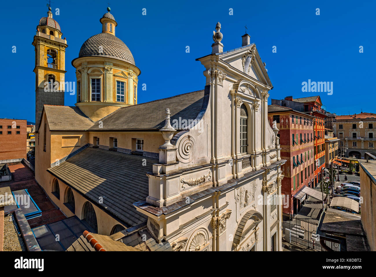 Italy Liguria Chiavari ex Church of San Francesco Stock Photo - Alamy