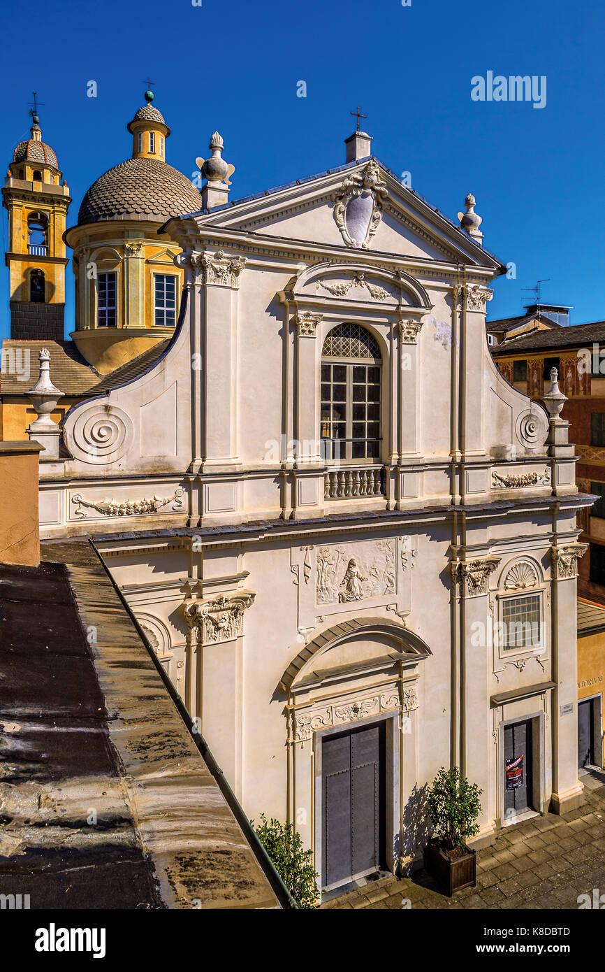 Italy Liguria Chiavari ex Church of San Francesco Stock Photo - Alamy