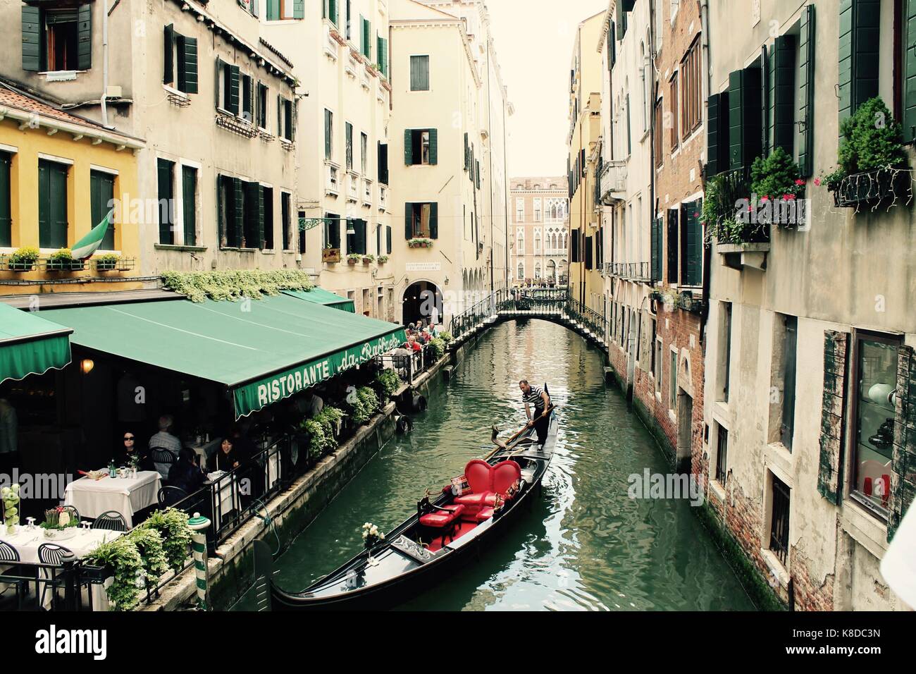 Venice canal view Stock Photo - Alamy