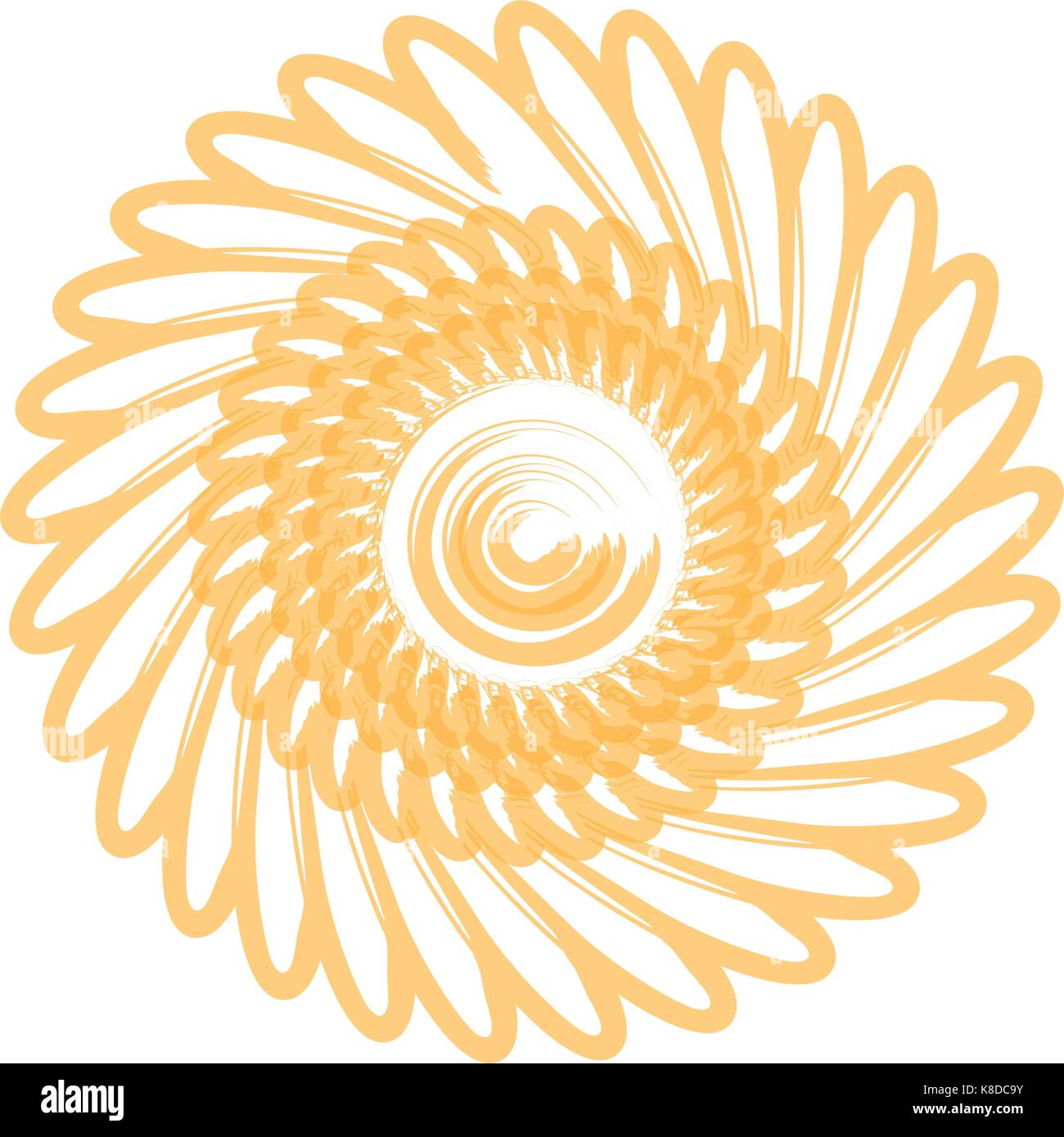 Isolated flower outline Stock Vector Image & Art - Alamy