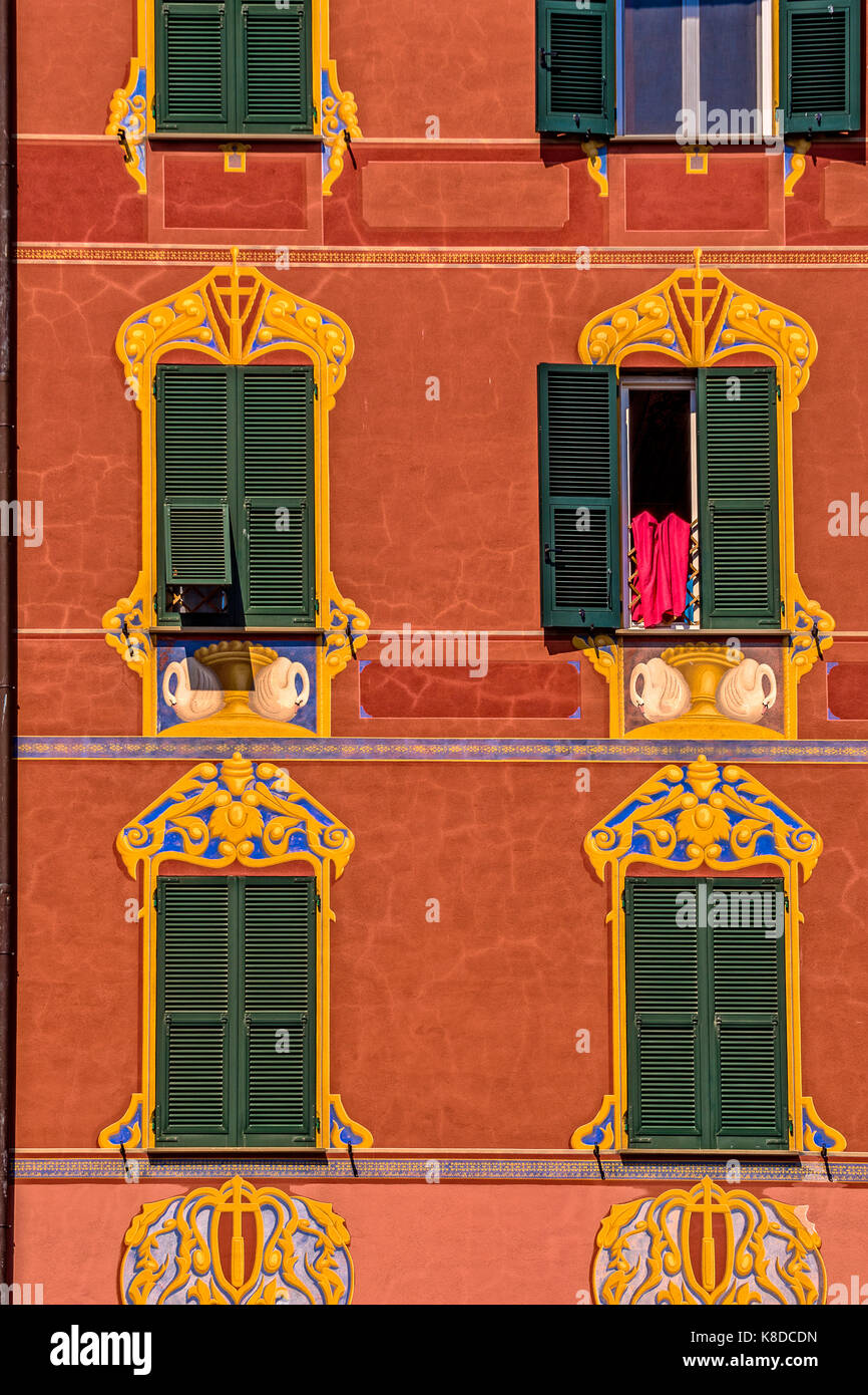 Italy Liguria Chiavari - Piazza Mazzini Stock Photo - Alamy