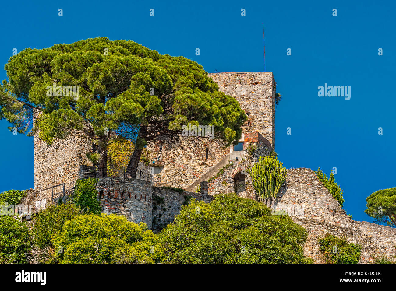 Italy Liguria Chiavari - castle Stock Photo - Alamy