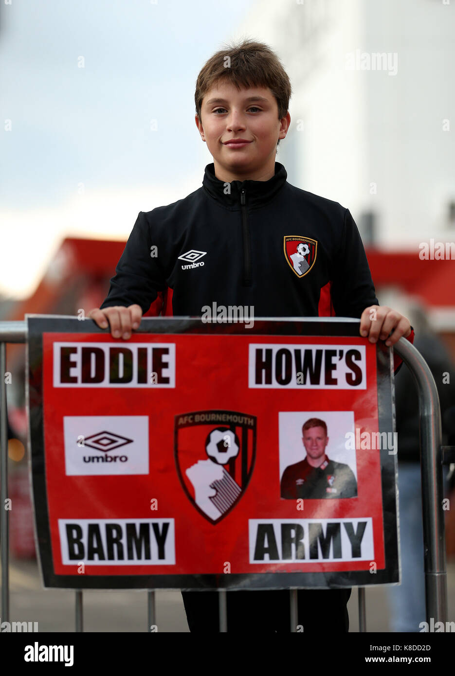 General view AFC Bournemouth fan before the Carabao Cup, third round ...