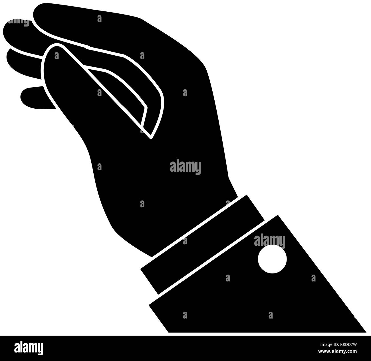 human hand catching icon vector illustration design Stock Vector Image ...