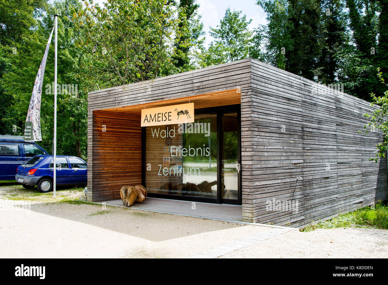 The forest experience centre in Roggenburg, Bavaria, Germany Stock ...