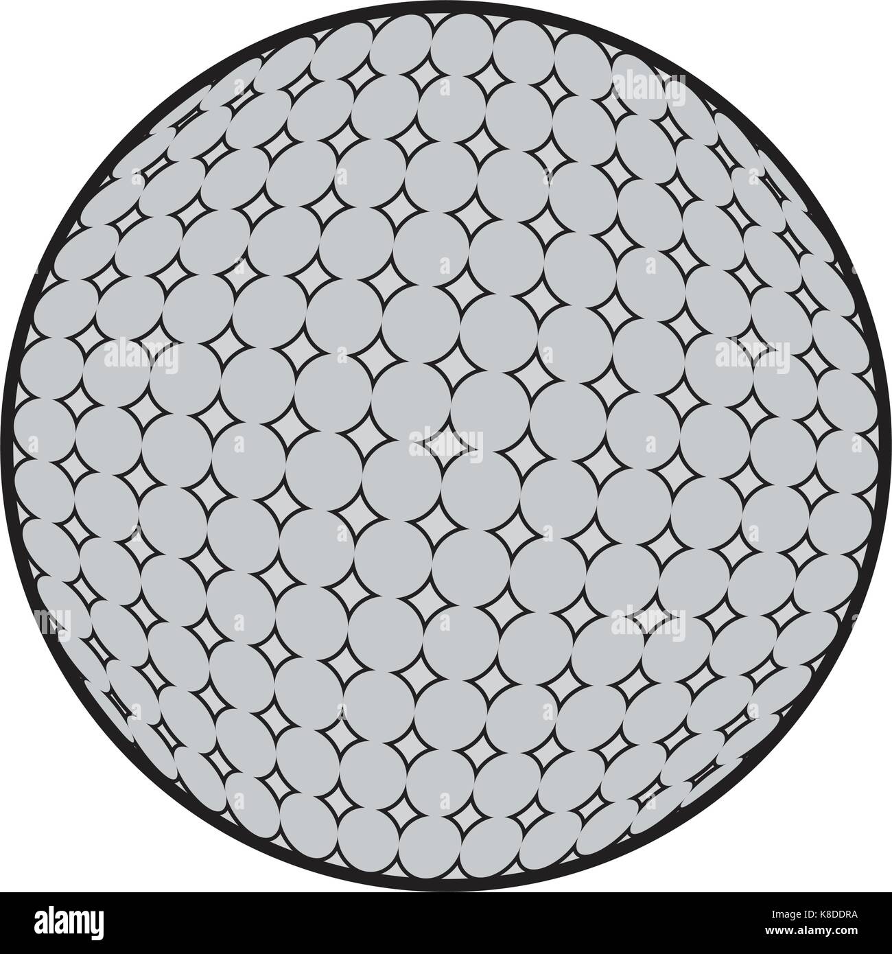 Isolated Golf Ball Stock Vector Image And Art Alamy