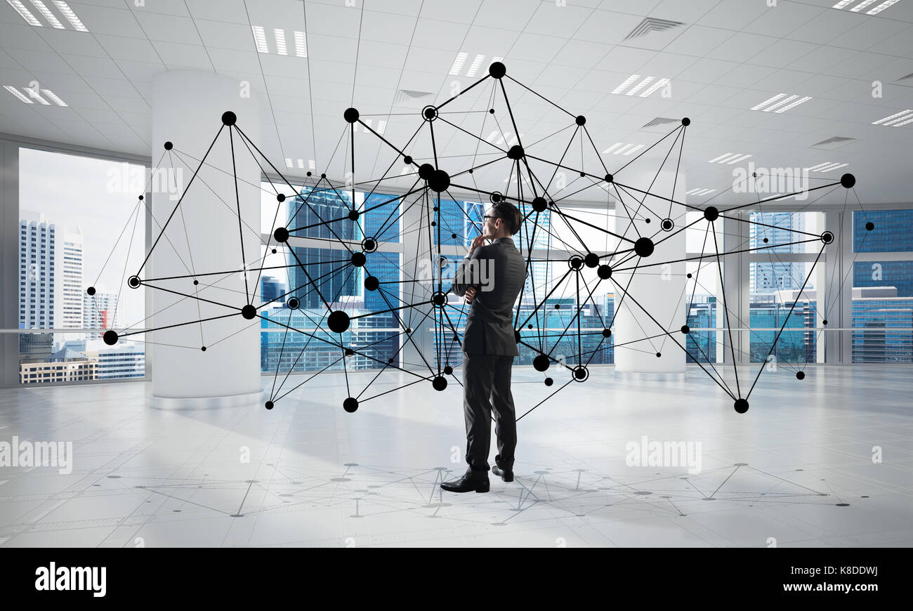 Networking and social communication concept as effective point for ...