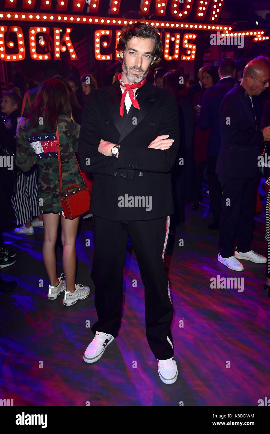 Richard Biedul during the Tommy Hilfiger Front row during London ...