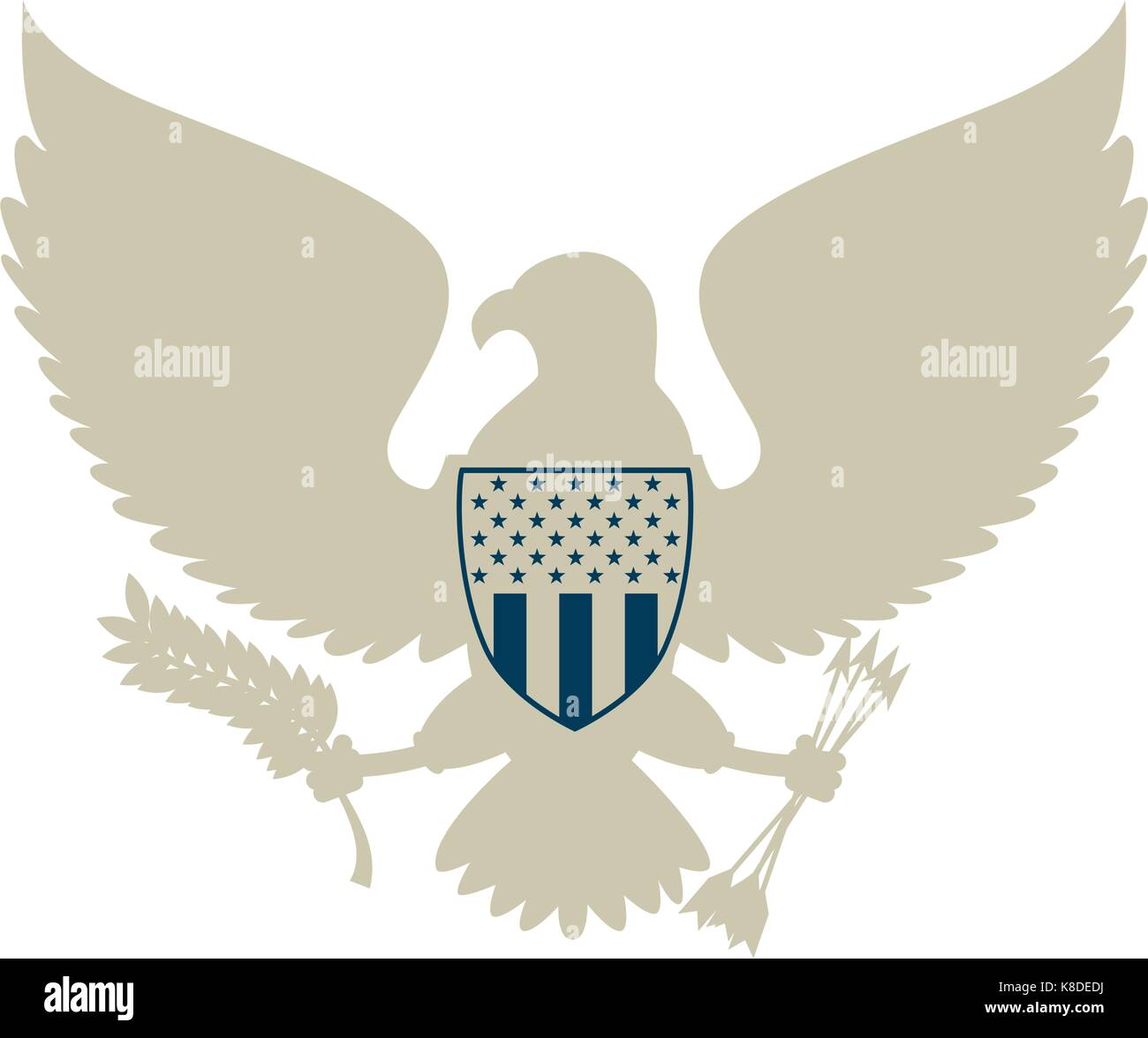 united states of america eagle vector illustration design Stock Vector ...