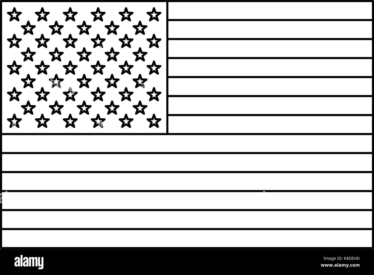 united states of america flag vector illustration design Stock Vector ...