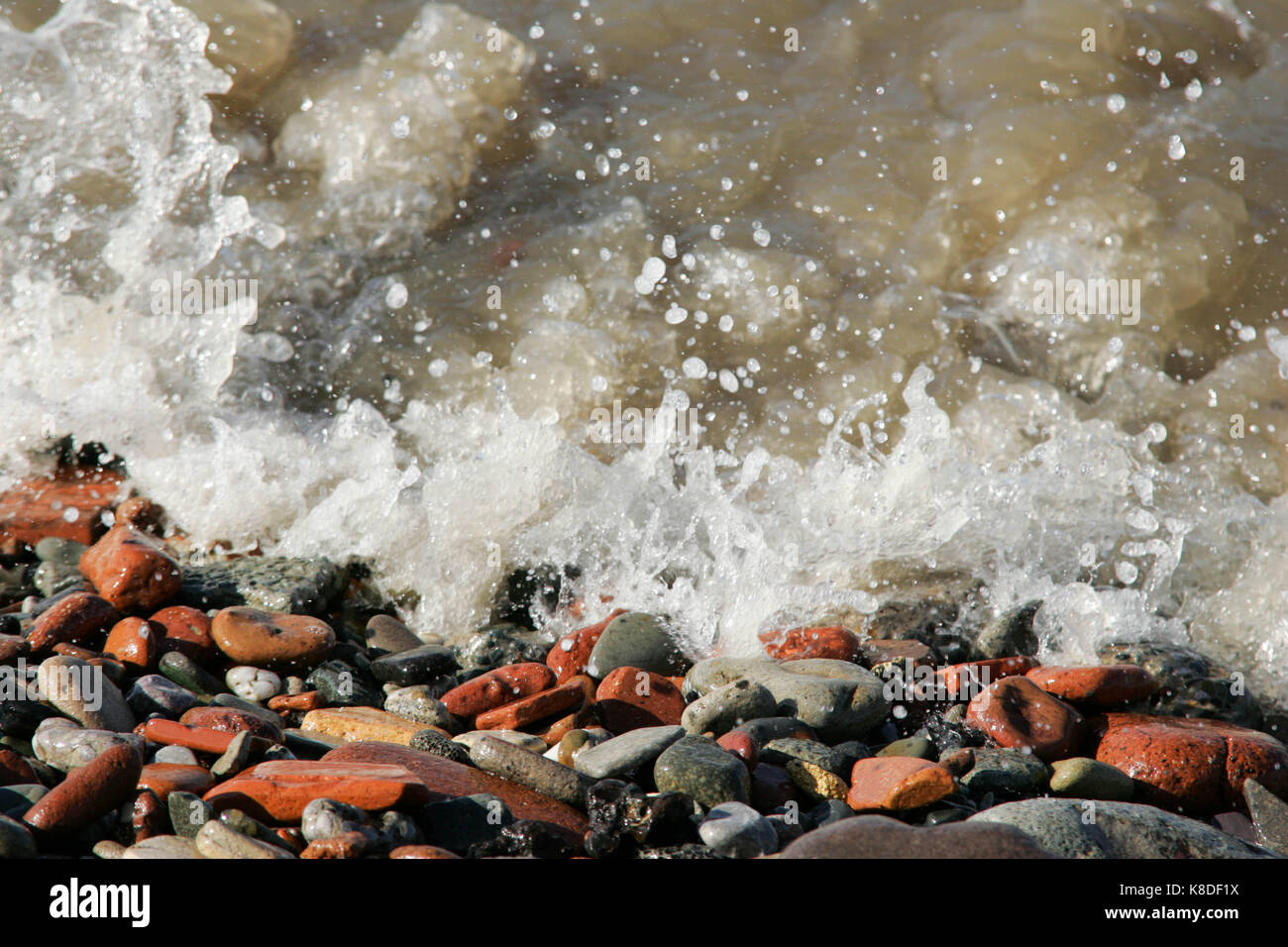 Pebble beach (Crosby, Merseyside Stock Photo - Alamy