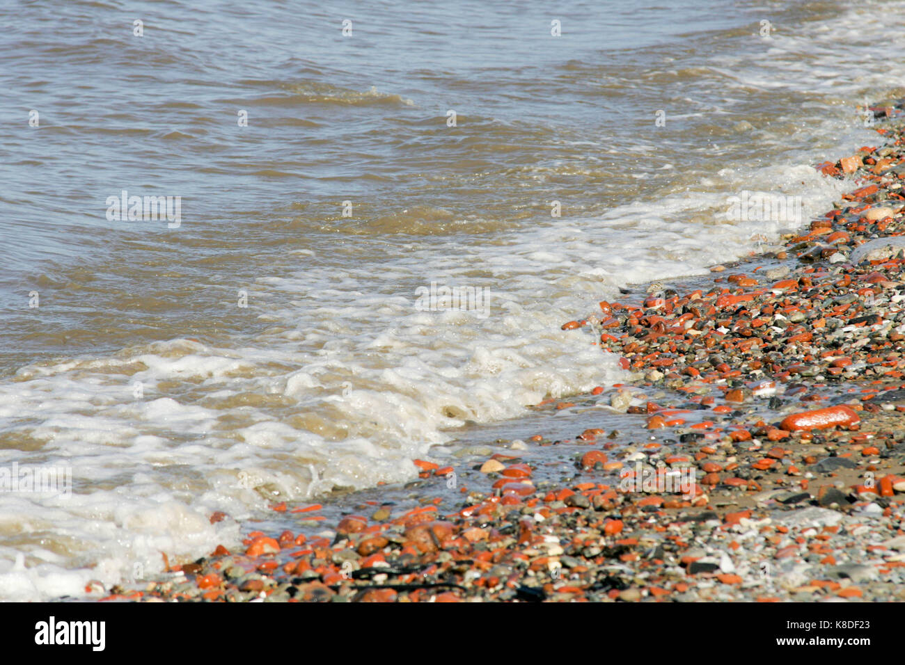 Pebble beach (Crosby, Merseyside Stock Photo - Alamy