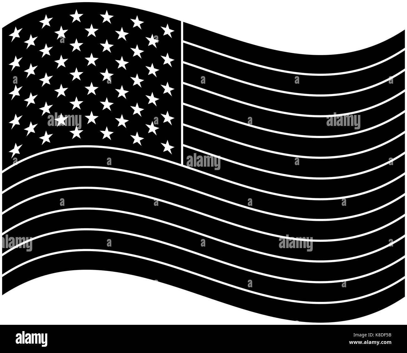 united states of america flag vector illustration design Stock Vector ...