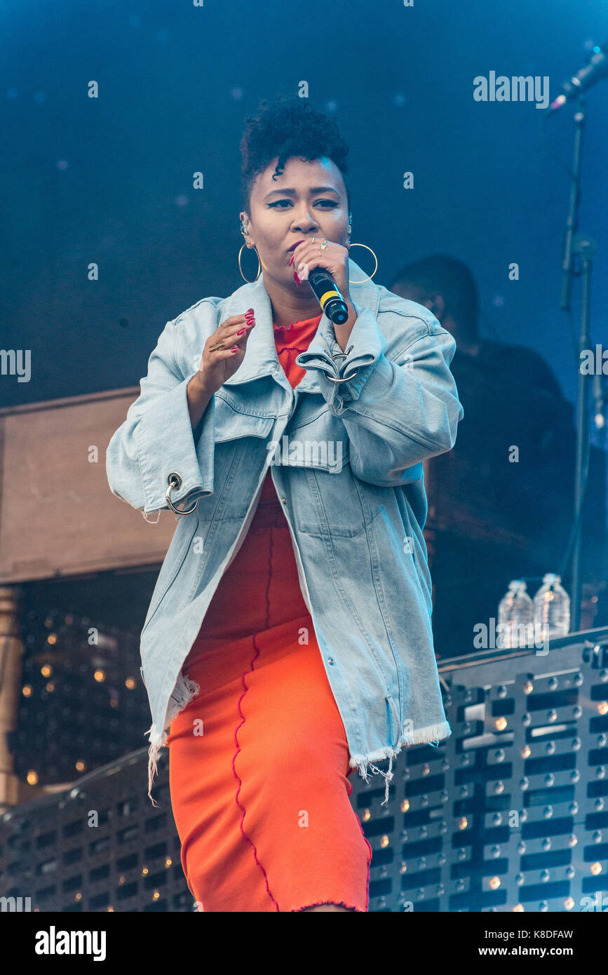 V Festival - Day 2 - Performances Featuring: Emile Sande Where: Cannock ...