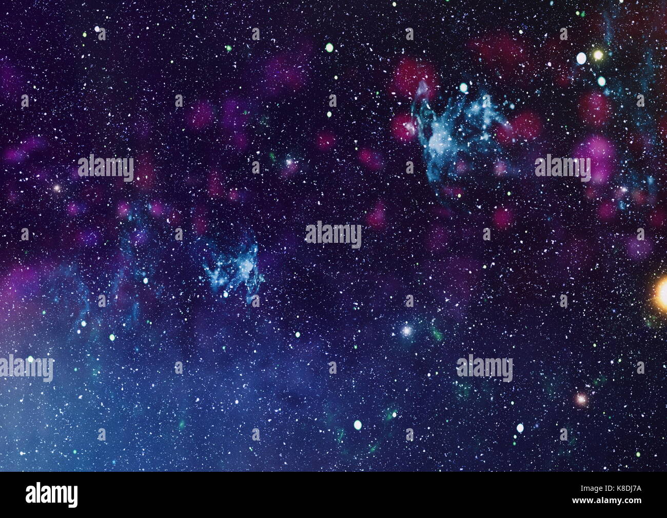 Deep space. High definition star field background . Starry outer space ...